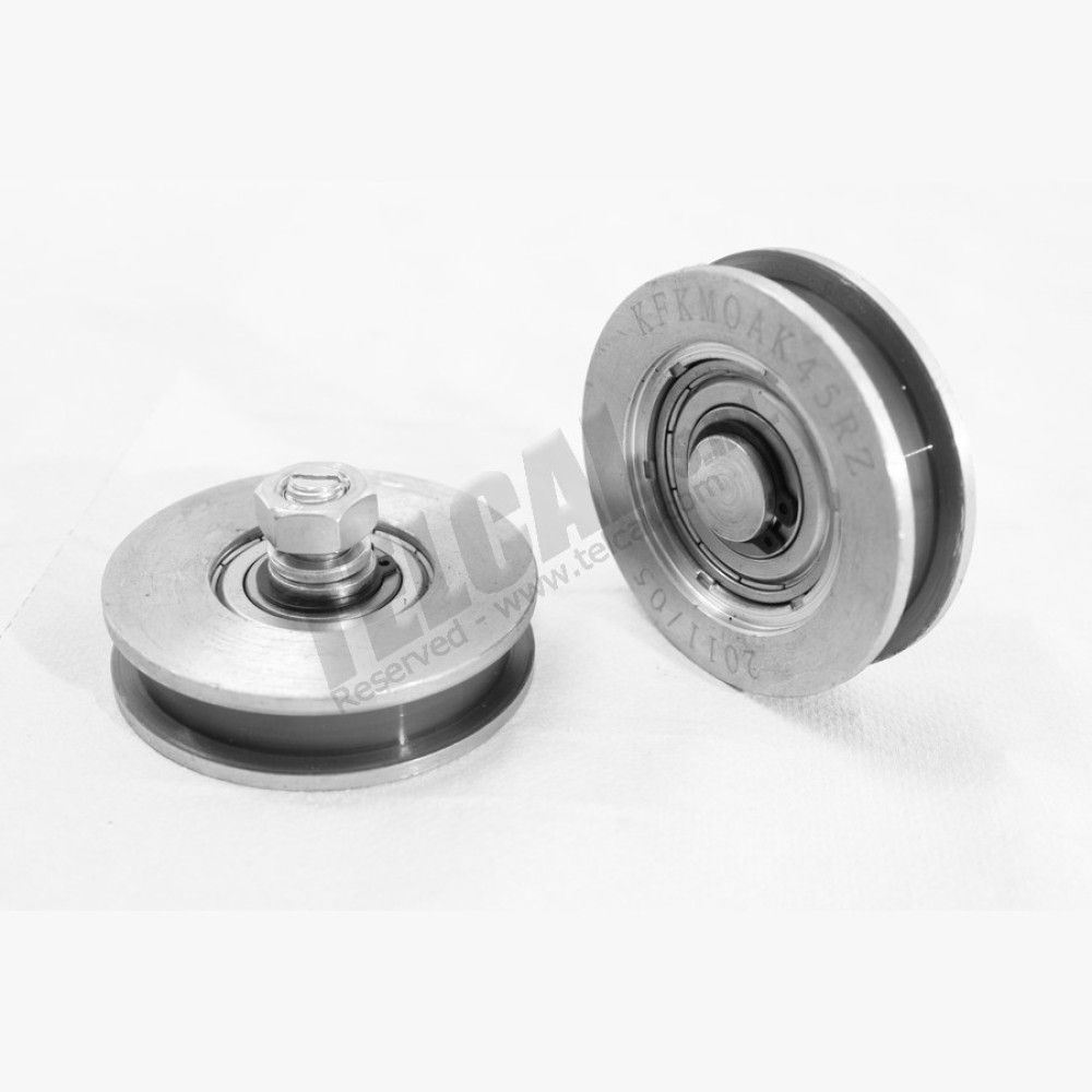 ROTELLA D.60X17 PER PORTA AUTOMATICA CON PERNO ECCENTRICO | Telcal