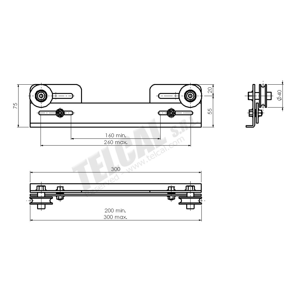 DEVIATORE PER LIMITATORE T3-T5-T6 ASSIEME | Telcal